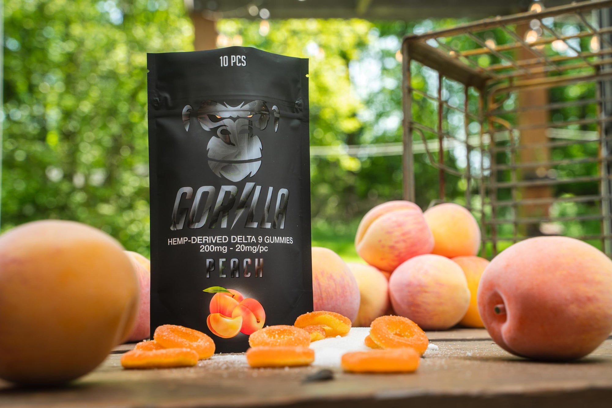 Watermelon, Blueberry, and Peach Delta 9 Gummies - Gorilla