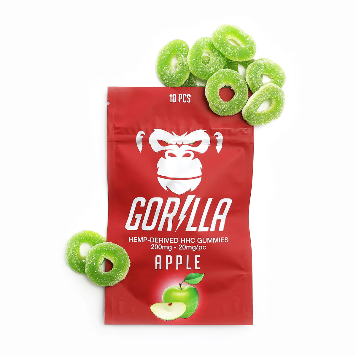 20mg HHC Gummies - Hemp Derived HHC Edibles - Gorilla