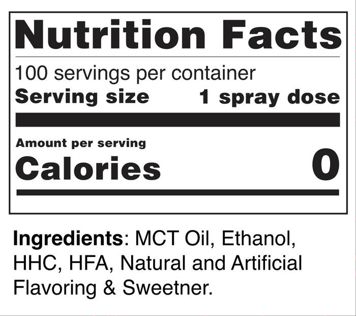 HHC Sublingual Spray